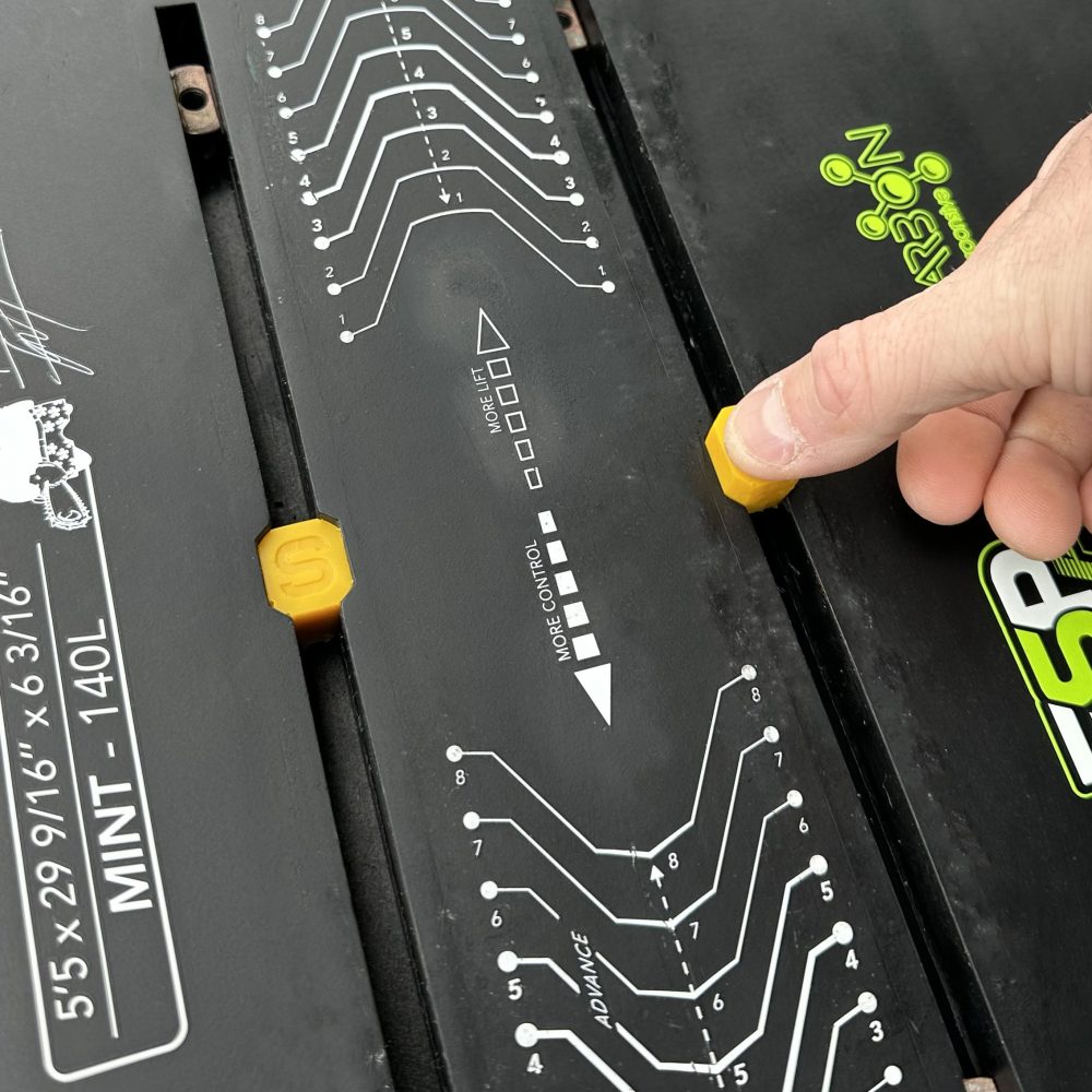 SurfDek foilboard nut saver track bungs. - Foil Shop